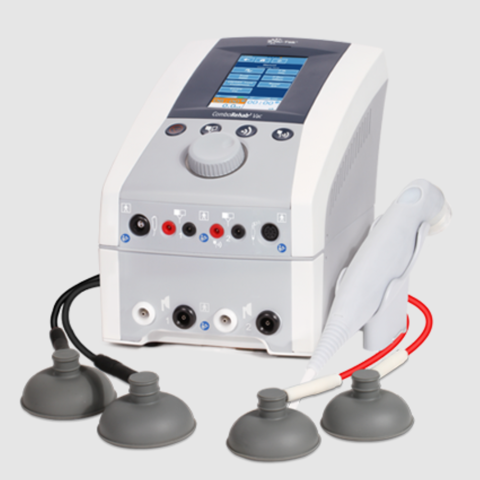 Nu-Tek Combo Rehab² Vac CT2201 Ultrason Tedavisi, İki Kanallı Elektroterapi ve Vakum Terapi ...